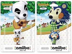 amiibo 2 pack set [k.k. sliders/mabel] (animal crossing series) for nintendo switch -switch lite -wiiu- 3ds