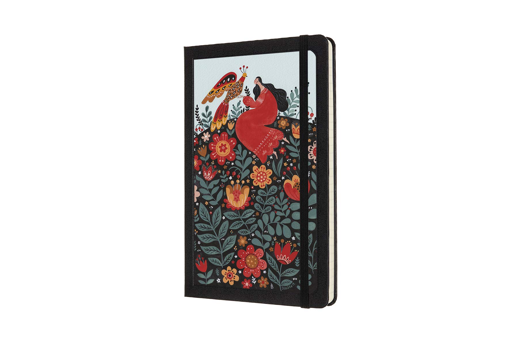 Moleskine Limited Edition Studio Collection Notebook, Hard Cover, Large (5" x 8.25"), Plain/Blank, Dinara Mirtalipova, 240 Pages