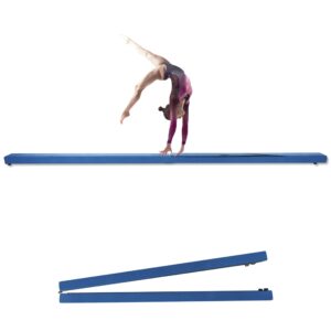 trademark innovations gymnastics foam floor folding balance beam for home