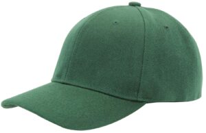 aztrona baseball cap men women - adjustable plain sports fashion quality hat, dgn dark green