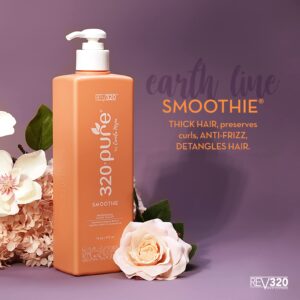 Rev320 320 Pure Smoothie - Leave In Conditioner - Pure Extracts - Frizz Control Lock In Moisture (16oz)