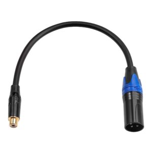 disino female rca to xlr male cable,xlr to rca converter audio adapter patch cable - 3.3 feet