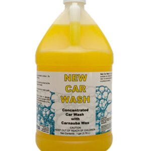 New CAR WASH - Concentrated Soap with Carnauba Wax for RV, School Buses, ATV, Boat, Motorcycle, Detailing, Cleaning- 1oz. per Gallon