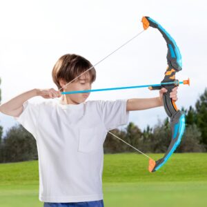 JOYIN LED Bow and Arrow for Kids, Light Up Archery Toy Play Set with Suction Cups Arrows, Targets & Arrow Case, Indoor and Outdoor Hunting Play Gift Toys for Boys Girls 3-12