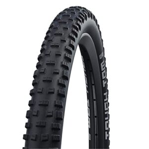 schwalbe - tough tom xc race and trail wire clincher bike tire | 29 x 2.35 | k-guard, schwalbe basic compound | black