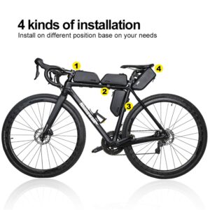 Rhinowalk Bike Top Tube Bag Waterproof and Stable Bicycle Frame Bag Professional Cycling Accessories