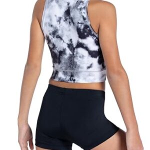 Balera Printed Crop Top with Crew Neck for Girls & Women Perfect for Dance Watermelon