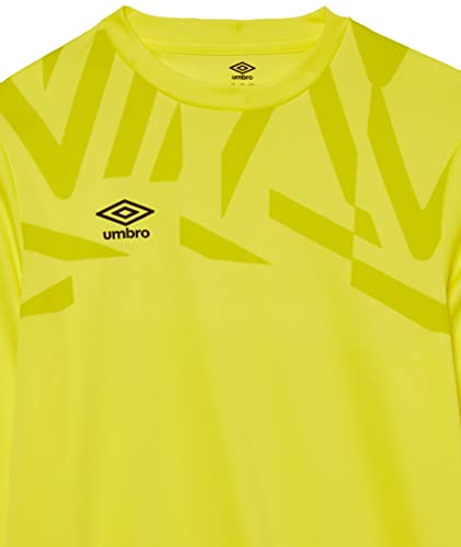 Umbro Unisex-Kid's Standard Splinter Goalkeeper Jersey, Yellow, Youth Large