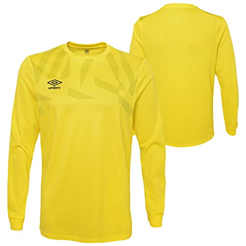 Umbro Unisex-Kid's Standard Splinter Goalkeeper Jersey, Yellow, Youth Large