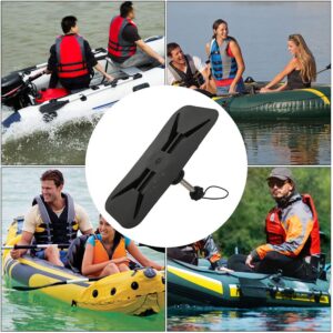 Vbestlife PVC Plastic Paddle Holder Pole Holder Patch Mount Accessory for Inflatable Boat Canoe Kayak