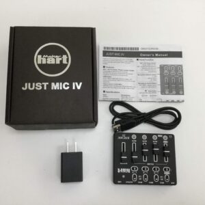 Maker hart Just Mic 4 mini Microphone Mixer 4 channels/Portable Phantom power/Audio Interface