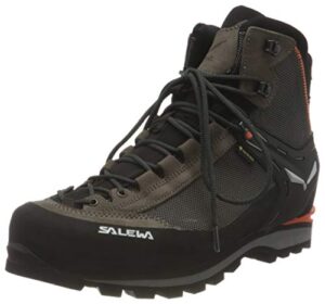 salewa men's ms crow gtx trekking & hiking boots, wallnut fluo orange, 10