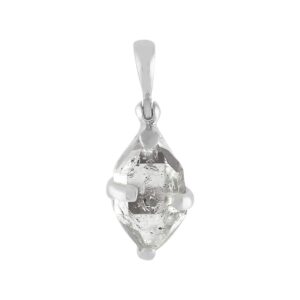 starborn herkimer diamond pendant in sterling silver