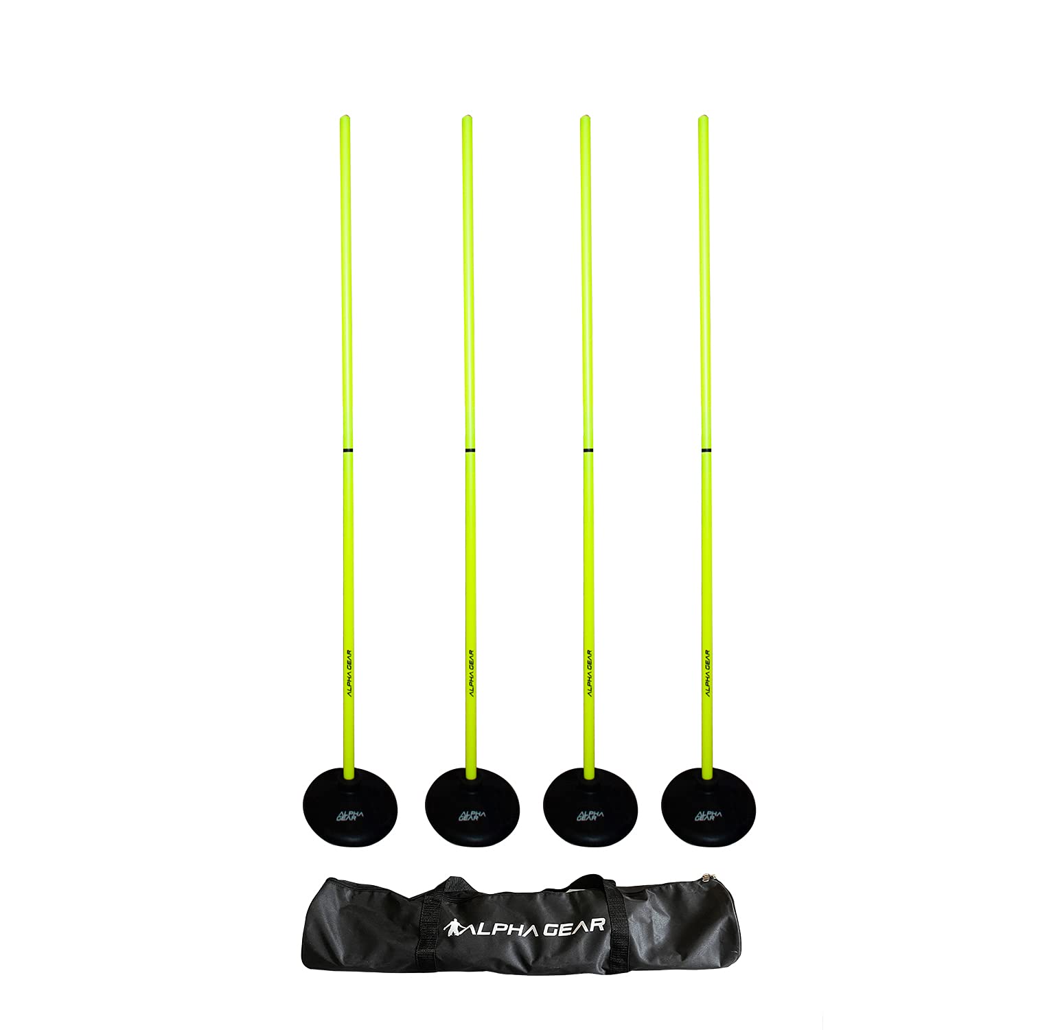 Gear FC Speed and Agility Turf Training Poles (Yellow)