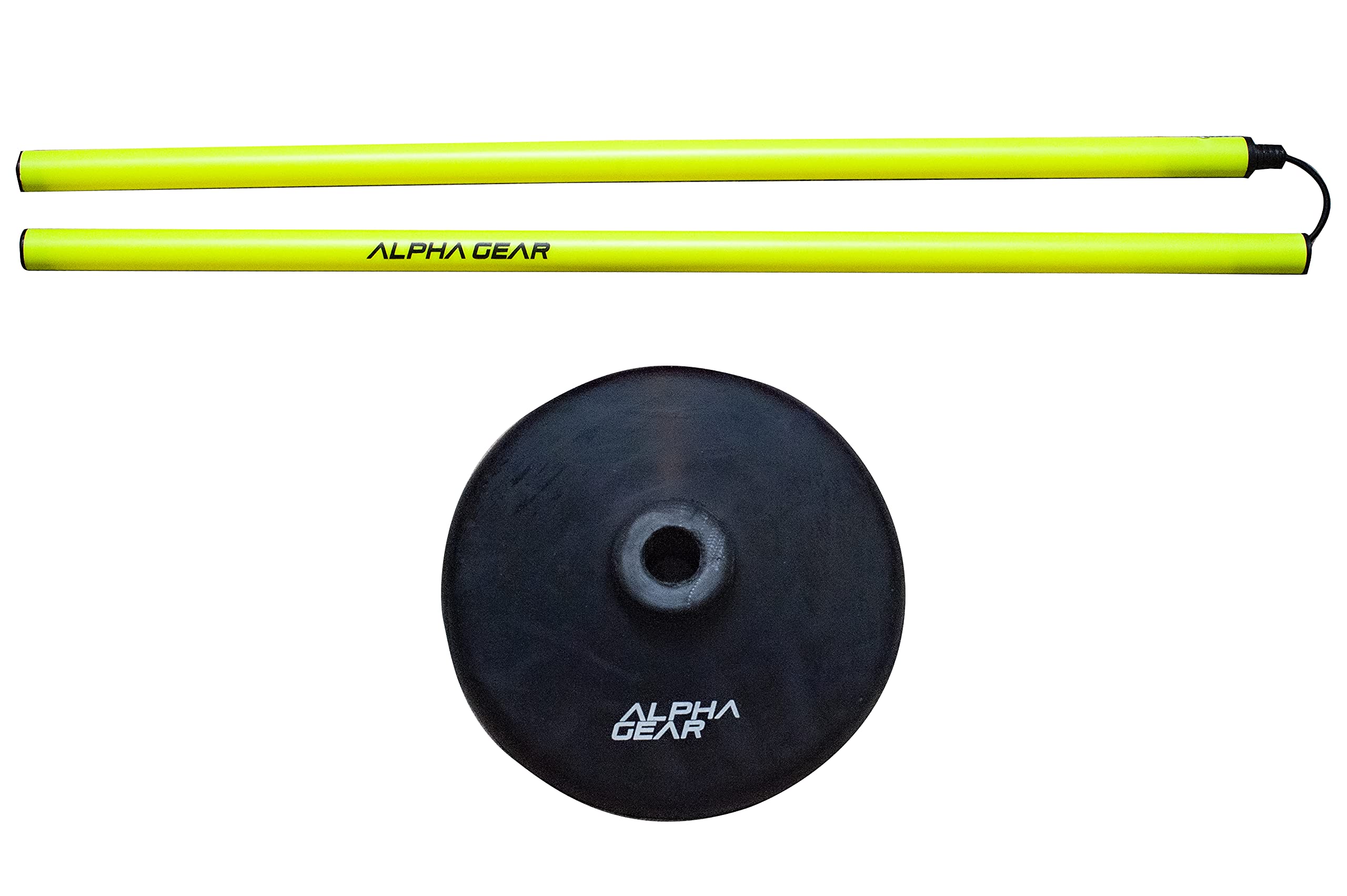 Gear FC Speed and Agility Turf Training Poles (Yellow)