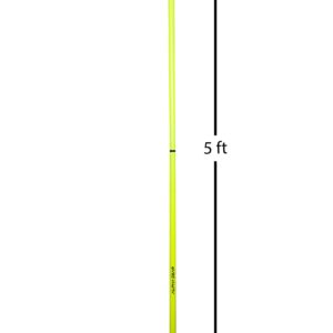 Gear FC Speed and Agility Turf Training Poles (Yellow)