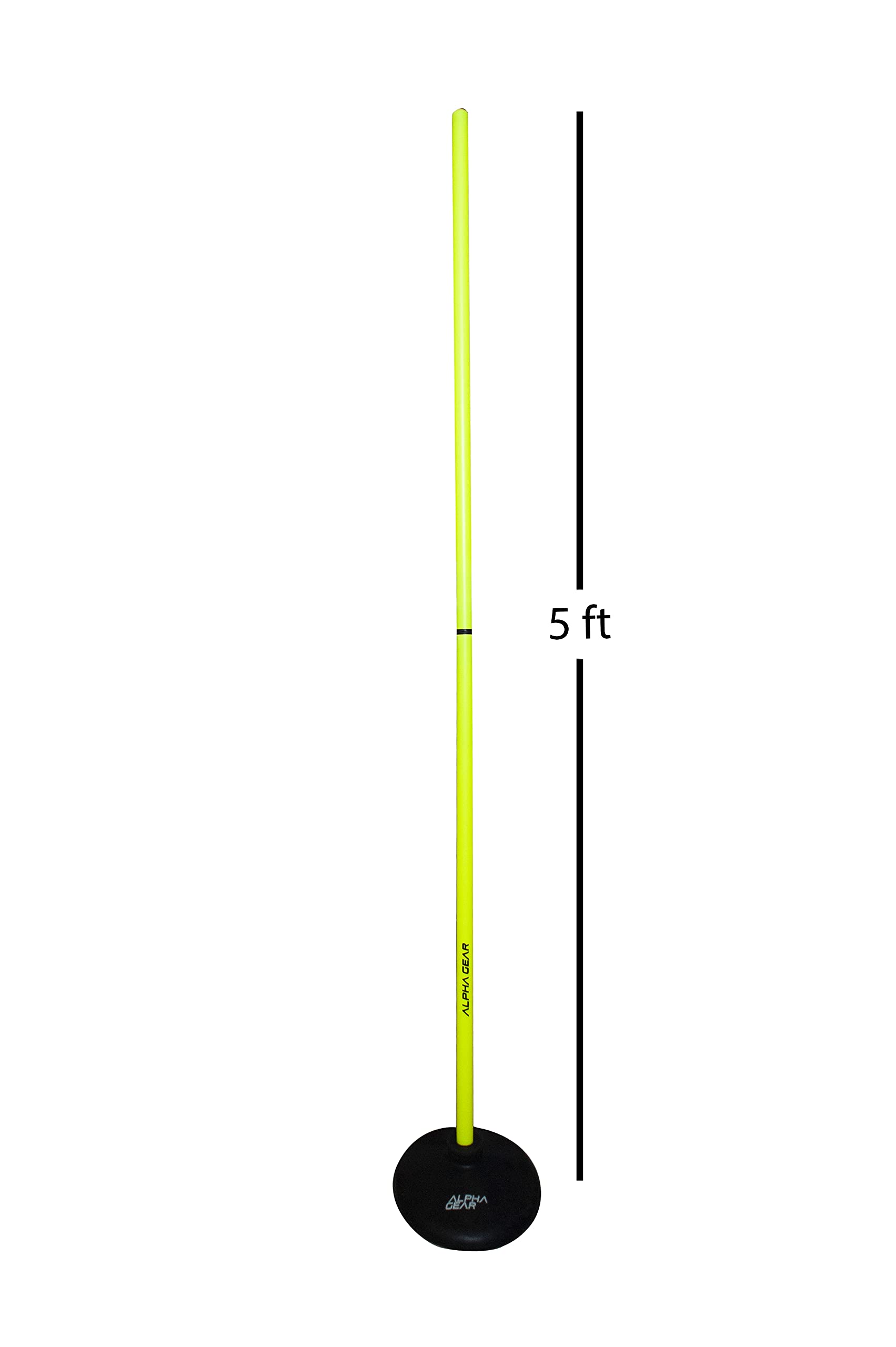 Gear FC Speed and Agility Turf Training Poles (Yellow)