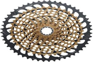 sram xx1 eagle xg-1299 cassette - 12-speed, 10-52t, gold, for xd driver body