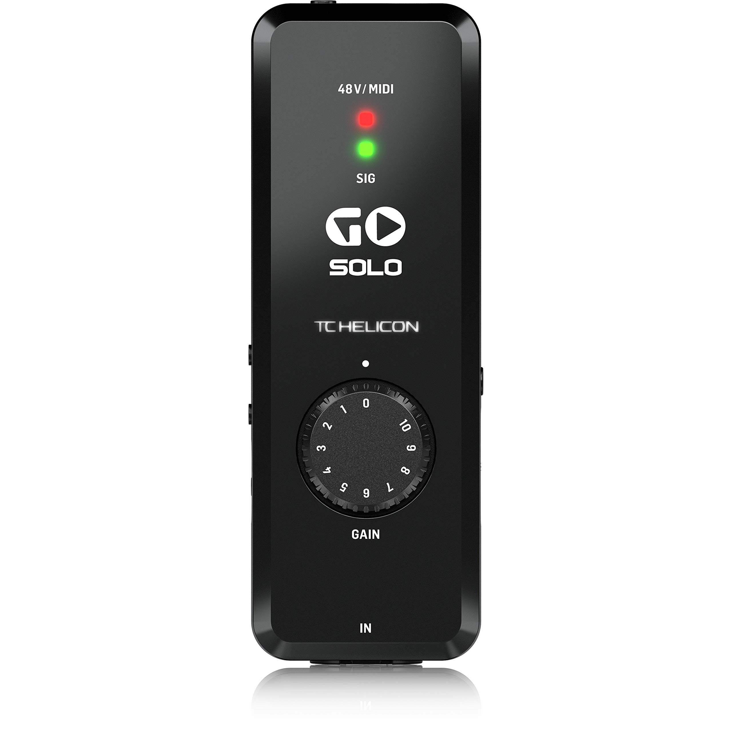 TC-Helicon GO SOLO Audio/MIDI Interface for Mobile Devices