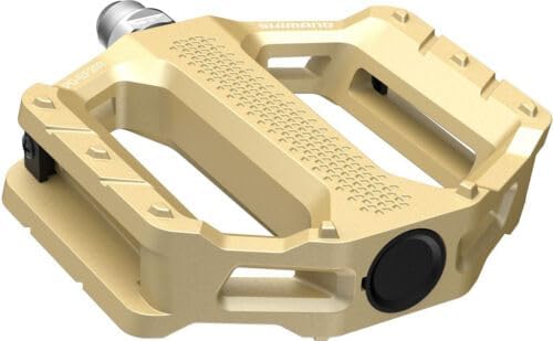 SHIMANO,One Size,EPDEF202K Pedals PD-EF202 MTB Flat Pedals, Gold