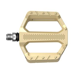 SHIMANO,One Size,EPDEF202K Pedals PD-EF202 MTB Flat Pedals, Gold