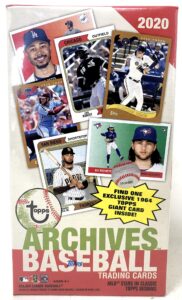 2020 topps archives baseball blaster box