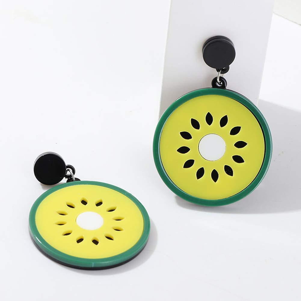 Fashion Earrings For Women,Funny Watermelon Lemon Strawberry Fruit Series Dangle Ear Studs Earrings - Cherry**