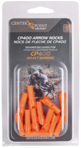 centerpoint archery cp400 select arrow replacement nocks axcp4n12pk for exclusive use with cp400 select arrows, pack of 12