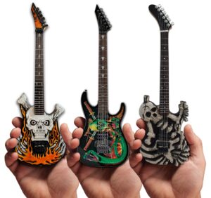 set of 3 signature george lynch esp™ miniature guitar collectibles