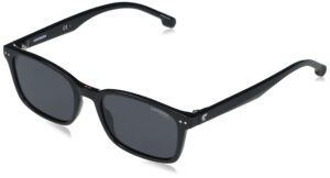 carrera 2021t/s rectangular sunglasses, black/gray, 50mm, 18mm