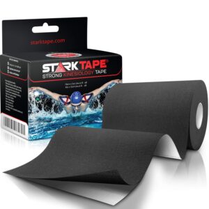 Starktape Kinesiology Tape - Professional 2 Pack Bulk Physio Rolls Sports Tapes for Sensitive Skin. K Physical Therapy Tape for Knee, Shoulder, Ankle, Wrist, Foot, Back Injury Muscle Pain aid