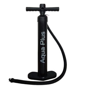 Aqua Plus Inflatable Stand Up Paddle Board High Pressure Double Action SUP Pump (Black, 63cm)