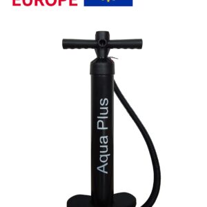 Aqua Plus Inflatable Stand Up Paddle Board High Pressure Double Action SUP Pump (Black, 63cm)