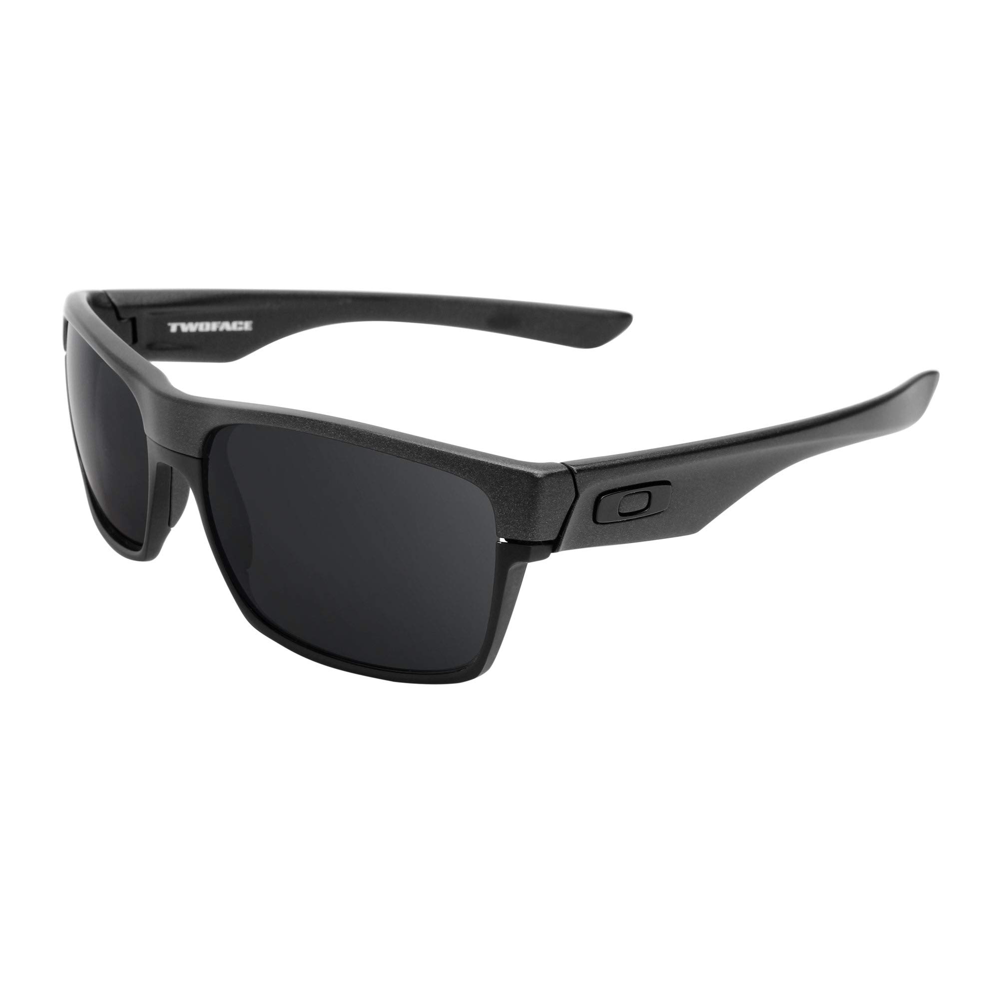 Revant Replacement Lenses for Oakley TwoFace sunglasses, UV Protection, Anti-Scratch and Impact Resistant, Elite Polarized Stealth Black