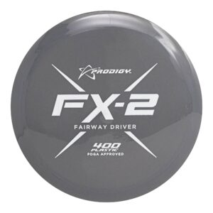 prodigy disc 400 fx-2 | overstable fairway driver golf disc | extremely durable | fast, straight flight | (colors may vary) (170-176g)