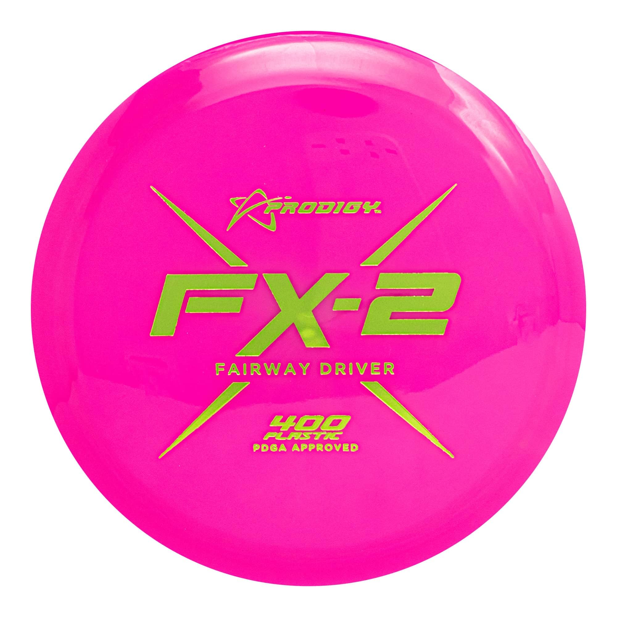 Prodigy Disc 400 FX-2 | Overstable Fairway Driver Golf Disc | Extremely Durable | Fast, Straight Flight | (Colors May Vary) (170-176g)