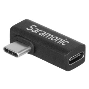 Saramonic Right-Angle USB-C Adapter, 90-Degree Male-to-Female Type-C Adapter Ideal for Devices in Gimbals & Tight Spaces (SR-C2005)