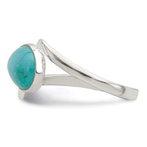 925 Sterling Silver Oval Shape Amazonite Ring Fine Jewelry For Women Gifts For Her, Size 6