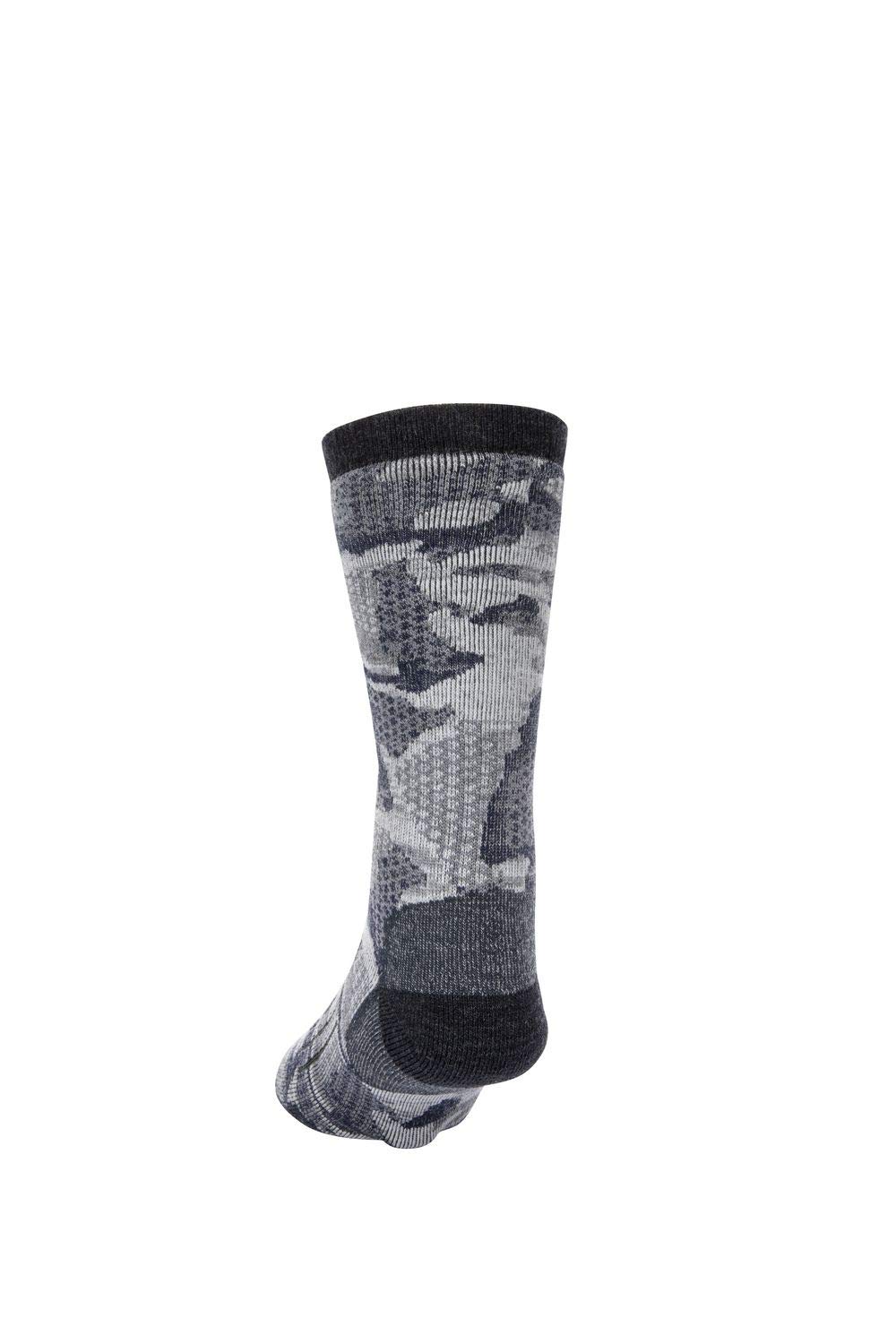 Simms Women's Merino Wool Midweight Hiker Sock - Mid-Calf Wool Sock for Women, Medium, Hex Flo Camo Admiral