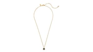 kate spade everyday spade enamel mini pendant black