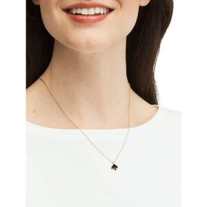 Kate Spade Everyday Spade Enamel Mini Pendant Black