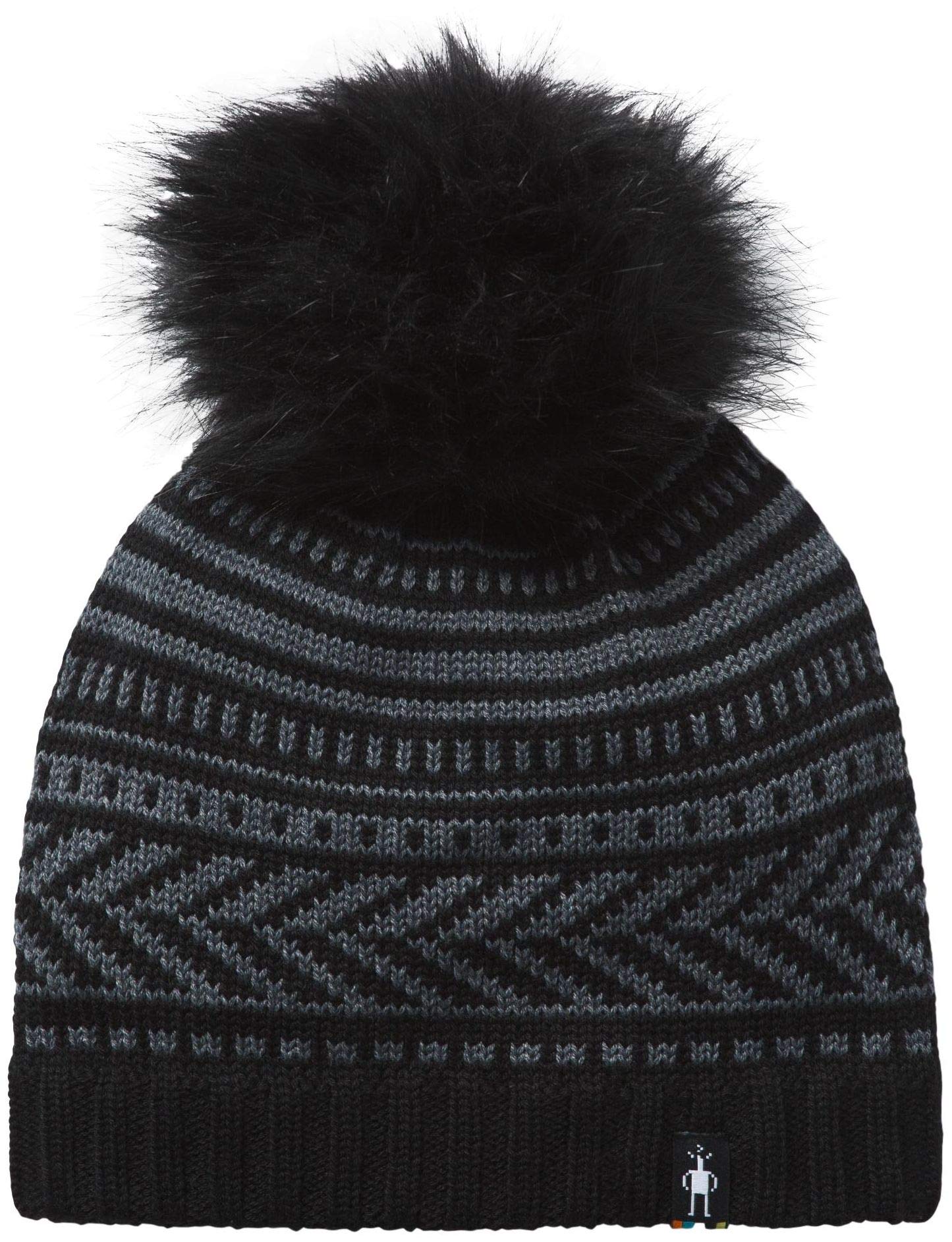 Smartwool Chair Lift Merino Wool Beanie For Men and Women, Black, One Size