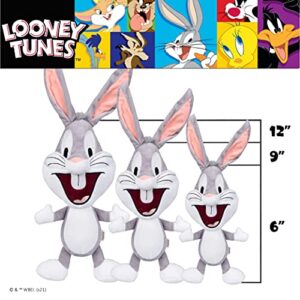 Looney Tunes Bugs Bunny Big Head Plush Dog Toy, Stuffed Animal for Dogs, Medium | 9-Inch Dog Toy for All Dogs | Officially Licensed Dog Toy from Warner Bros