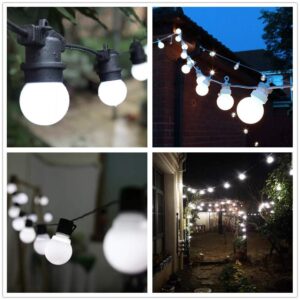 Night Light Bulb 1 Watt LED Low Watt Bulbs E26 E27 Standard Base Daylight White 6000K Not Dimmable G45 Energy Saving Light Bulbs 10W Equivalent for Home Bedroom Courtyard Garden 10Pack