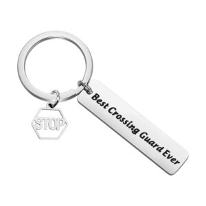 faadbuk best crossing guard ever keychain (best crossing guard ever keychain)