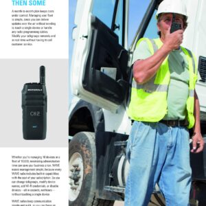 2 TLK100 Wave Using 4G LTE/WiFi Two Way Radio with Nationwide Coverage - Monthly Service Fee Required by Motorola Solutions