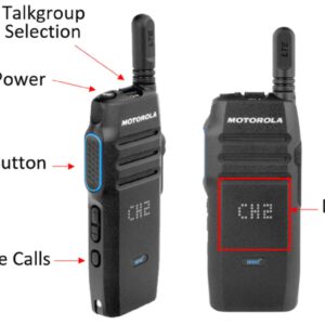 2 TLK100 Wave Using 4G LTE/WiFi Two Way Radio with Nationwide Coverage - Monthly Service Fee Required by Motorola Solutions