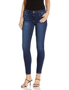 guess women's sexy curve mid-rise stretch skinny fit jean, cumberland, 28