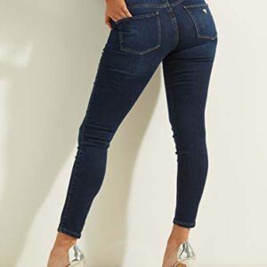 GUESS Women's Sexy Curve Mid-Rise Stretch Skinny Fit Jean, Cumberland, 28