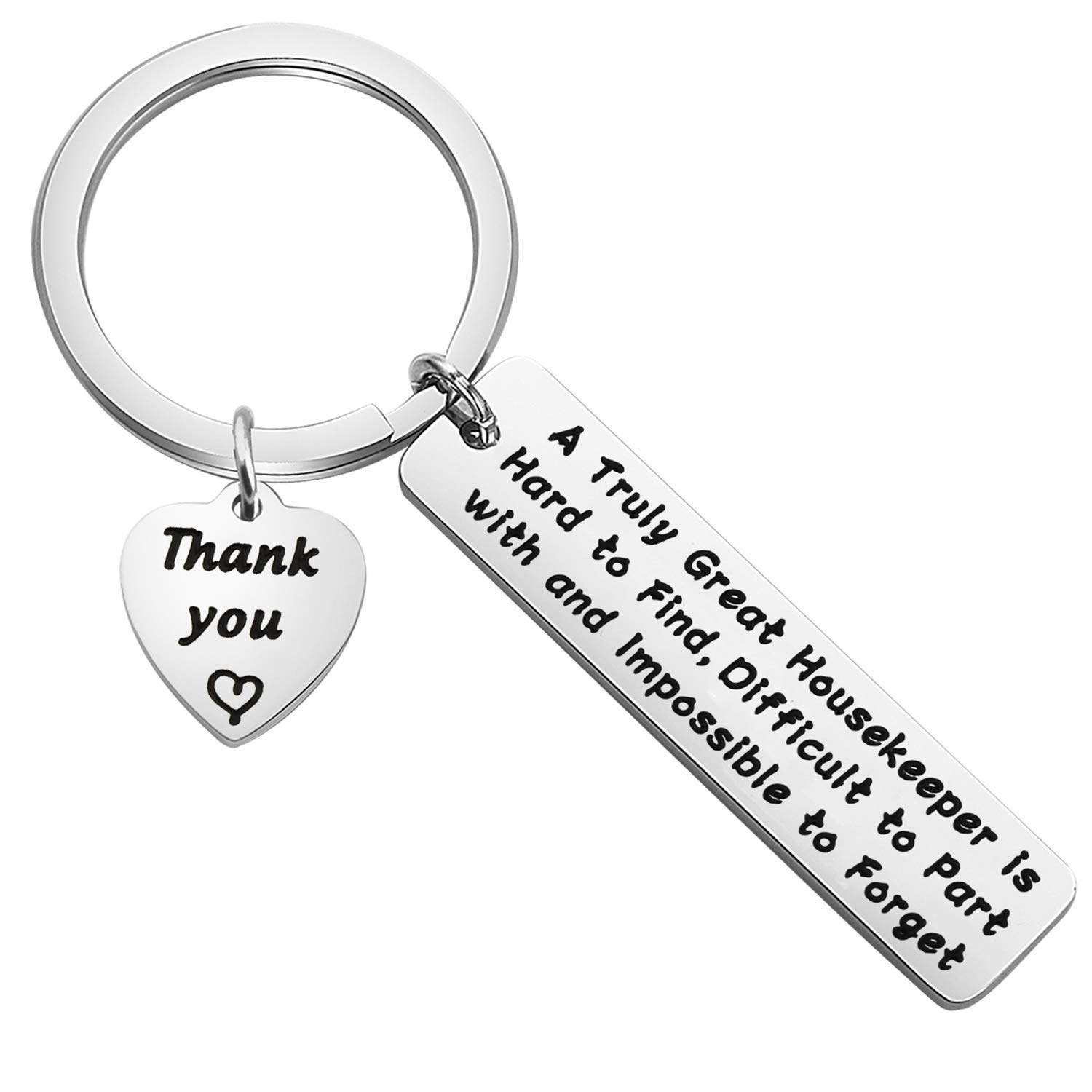 FEELMEM Housekeeper Jewelry Cleaning Squad Housekeeper Gift A Truly Great Housekeeper is Hard to Find Appreciation Gift